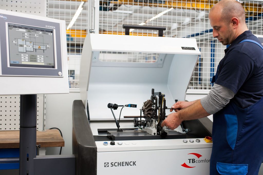 Schenck TBComfort low speed balancing machine | BVE Pty Ltd